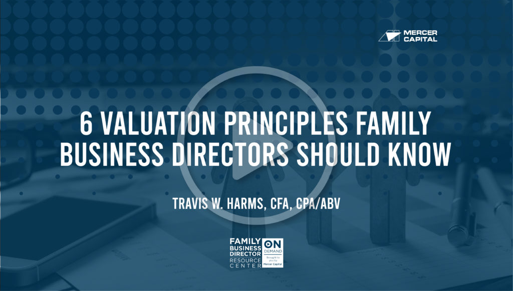 6 Valuation Principles You Should Know - Mercer Capital